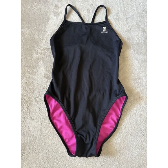 TYR | Swim | Tyr Womens Medium Durafast Solid Reversible One Piece ...